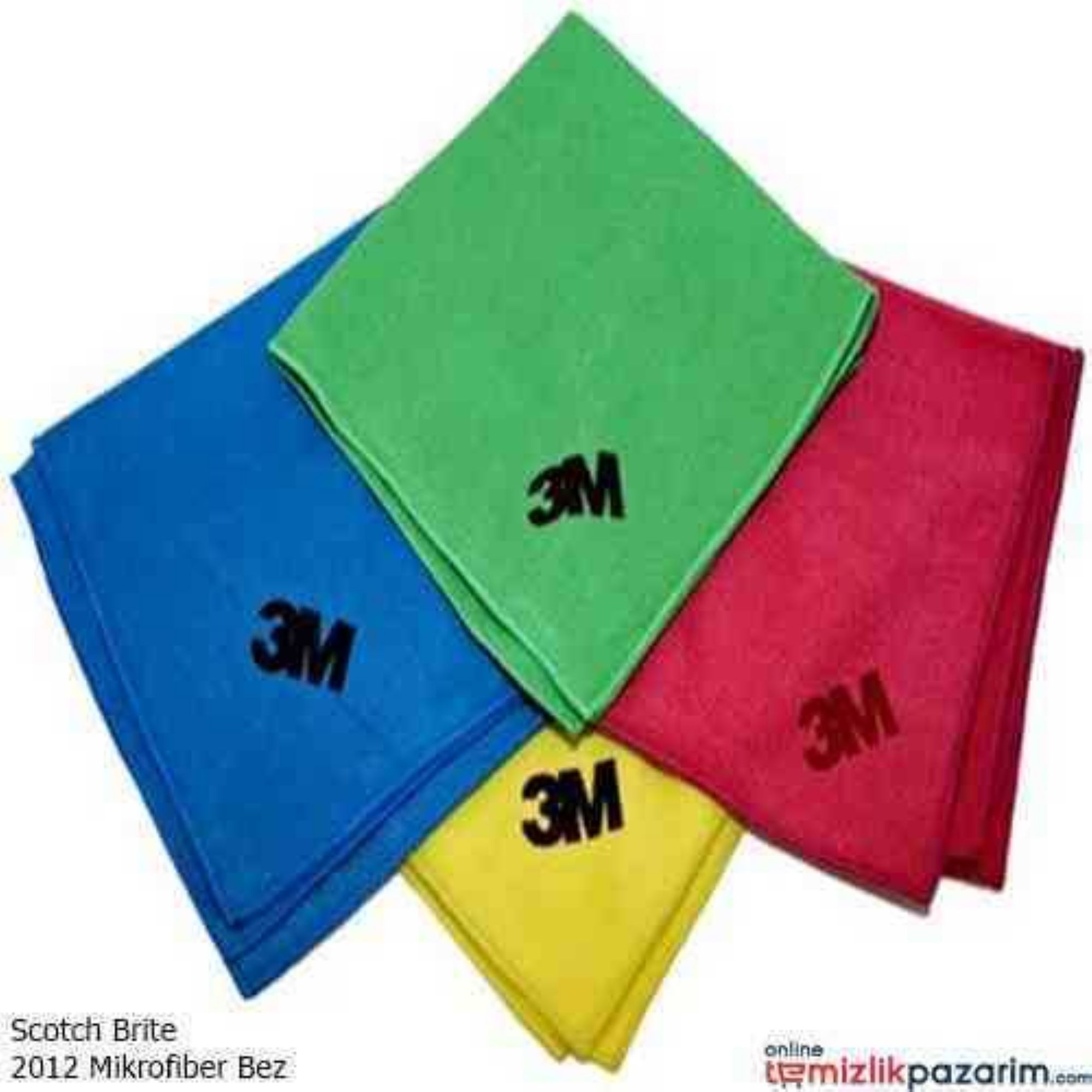3M Mikrofiber Temizlik Bezi SB 2012 36x36 cm Paket - temizlikpazarim.com
