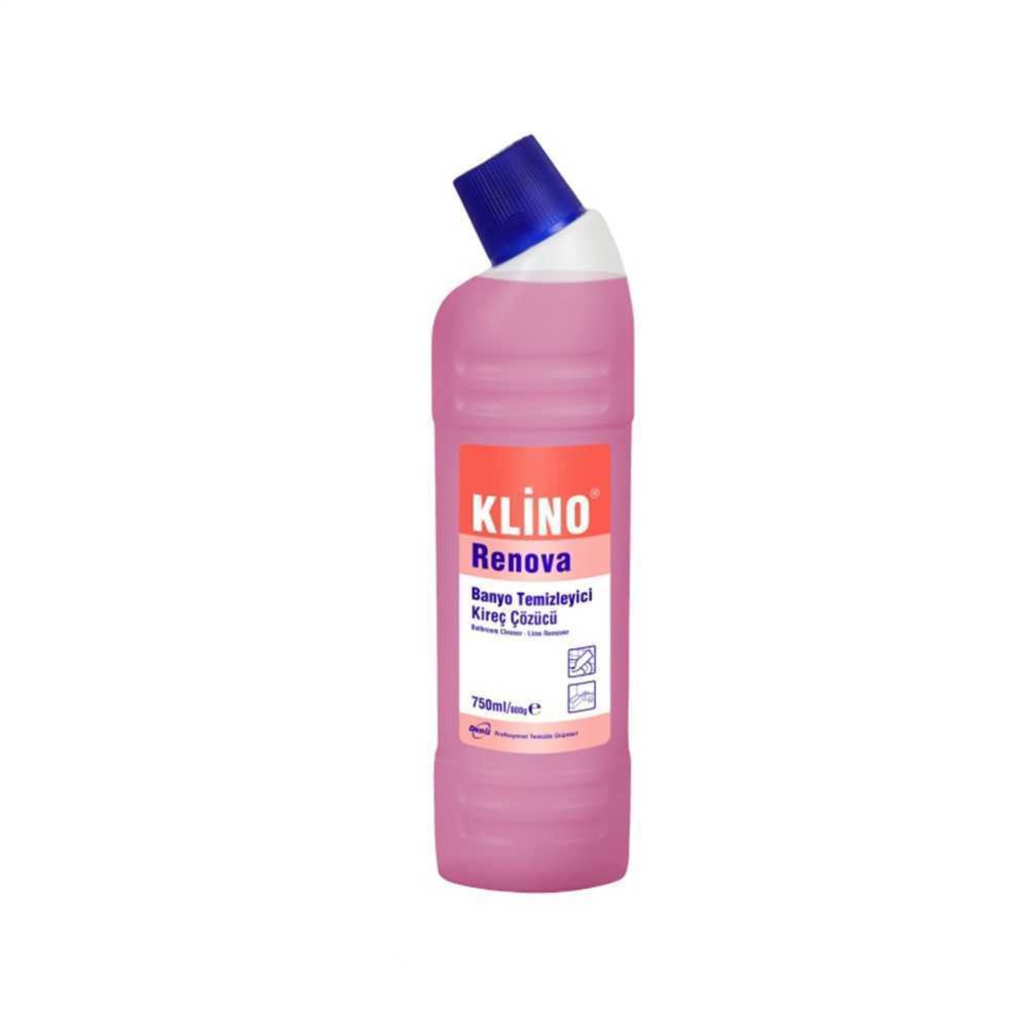 Klino Renova Banyo Temizleyici Kireç Çözücü 800 ml - temizlikpazarim.com