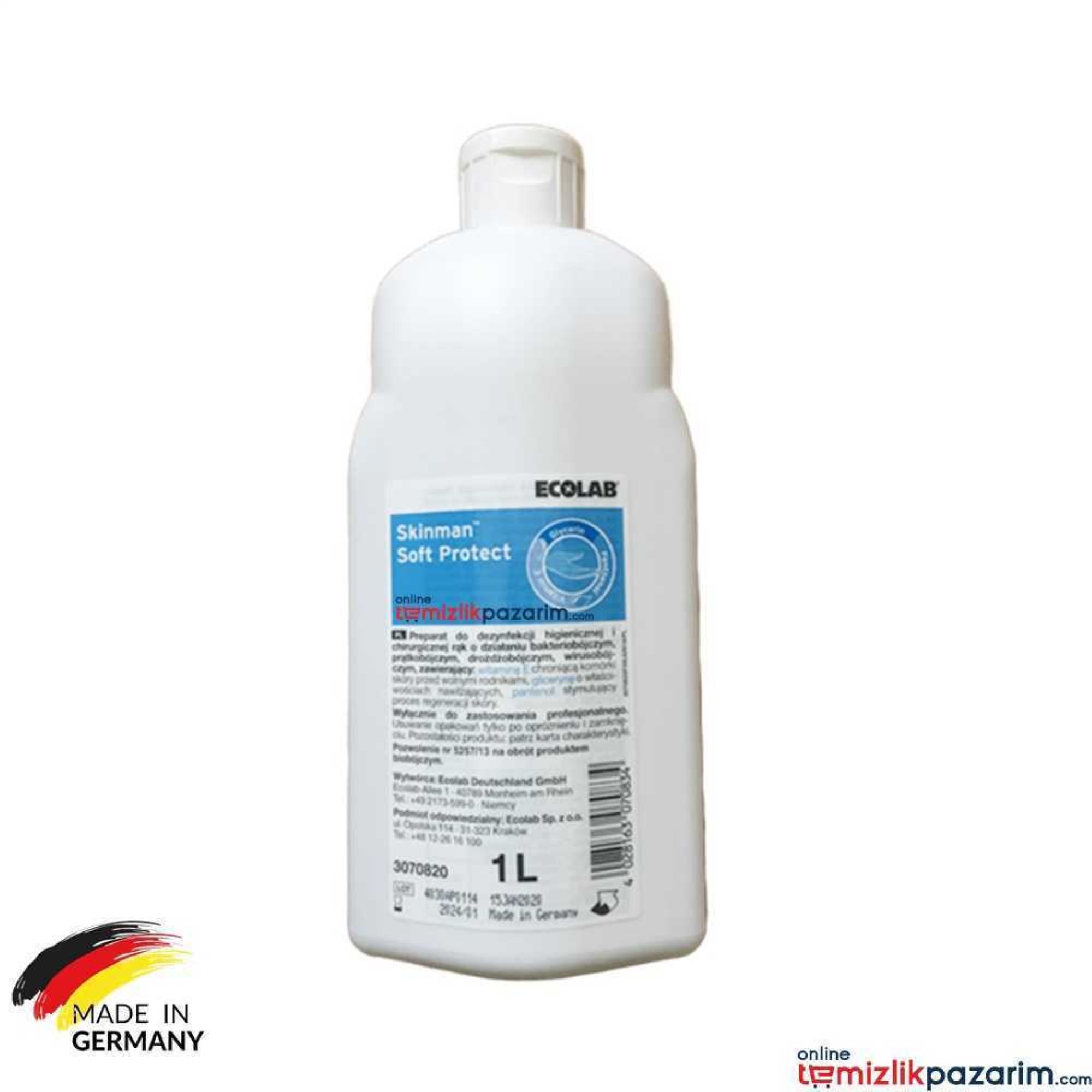 Ecolab Skinman Soft El Dezenfektanı 1000 ml - temizlikpazarim.com