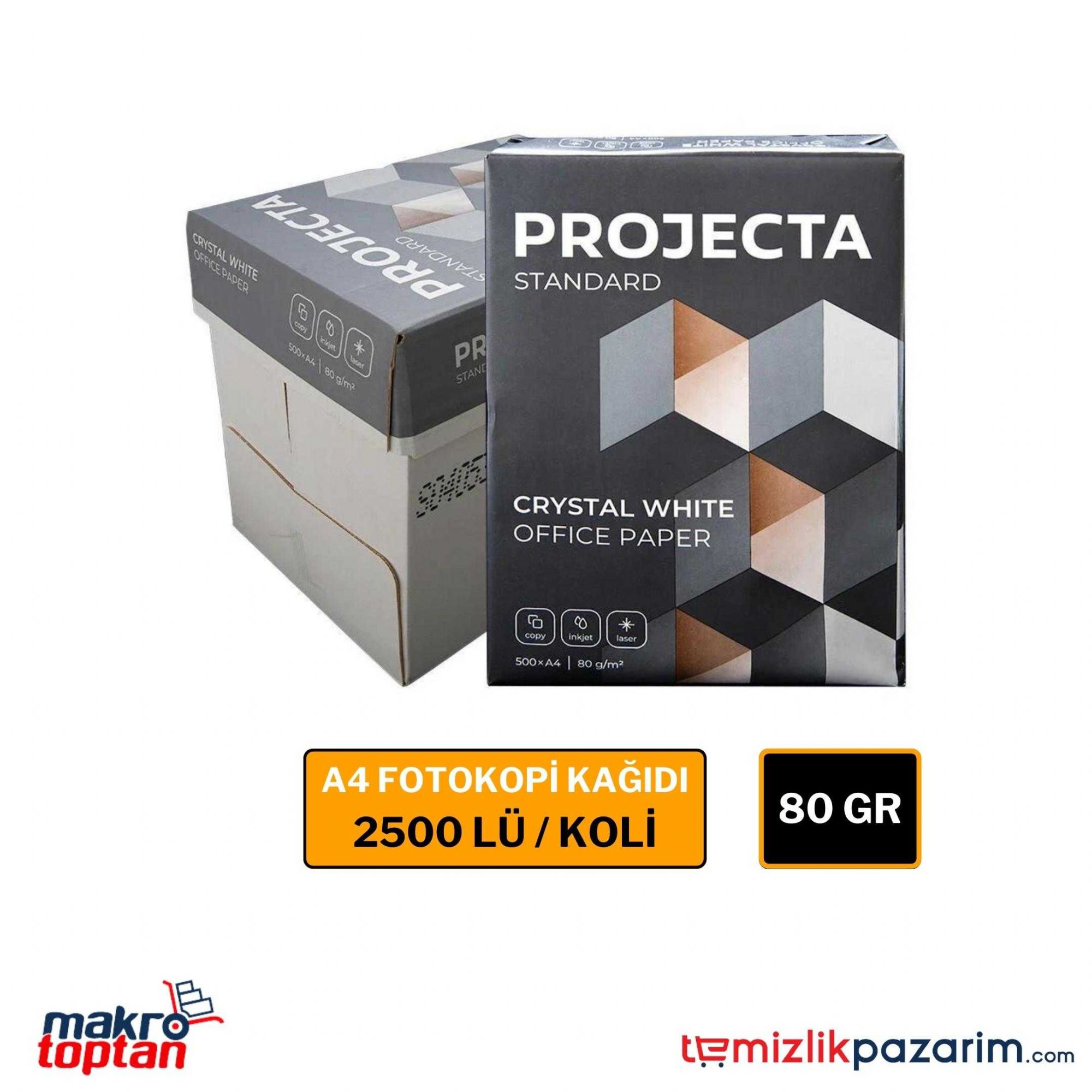 Projecta A4 Fotokopi Kağıdı 500 lü - temizlikpazarim.com