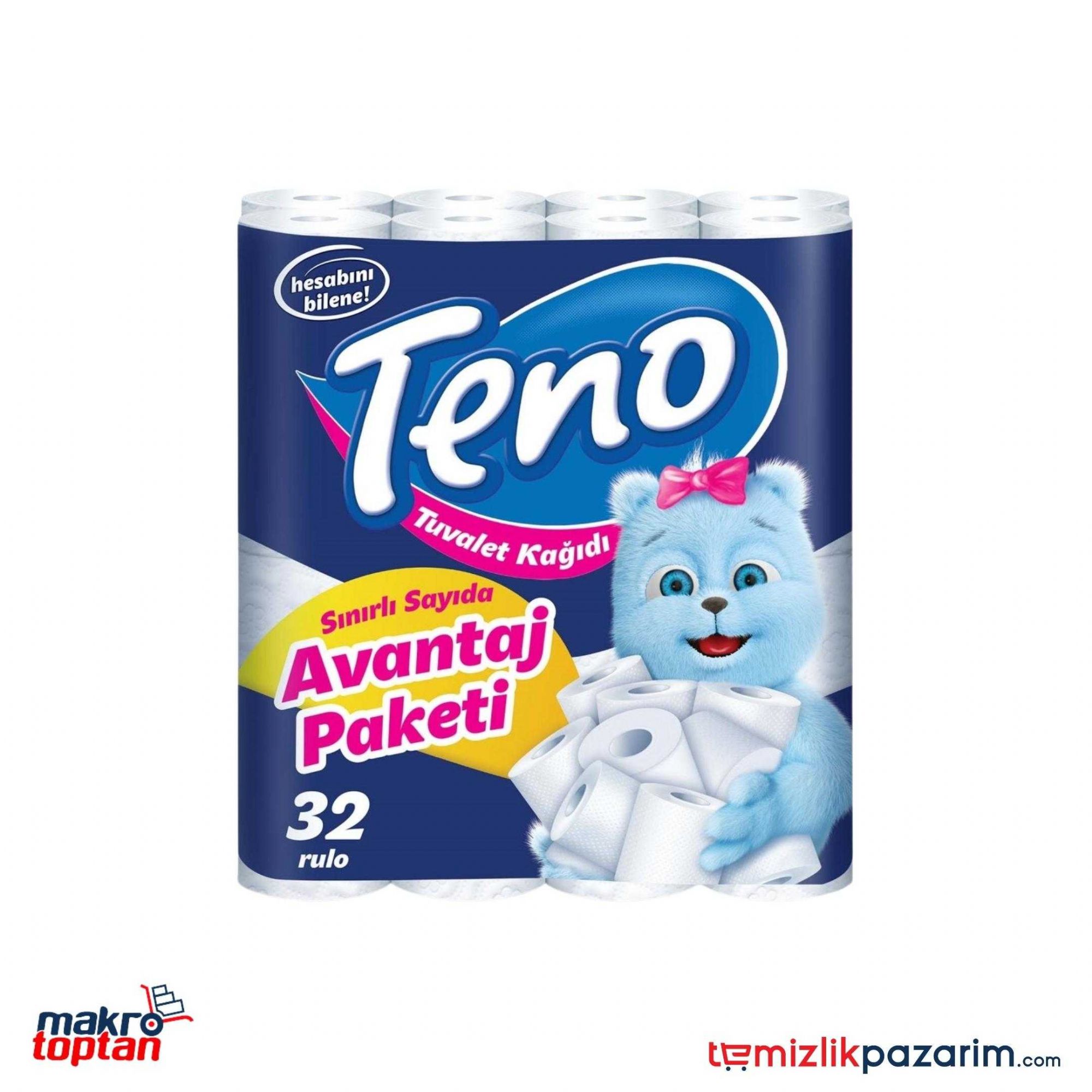 Teno Avantaj Paket Tuvalet Kağıdı 32 li - temizlikpazarim.com