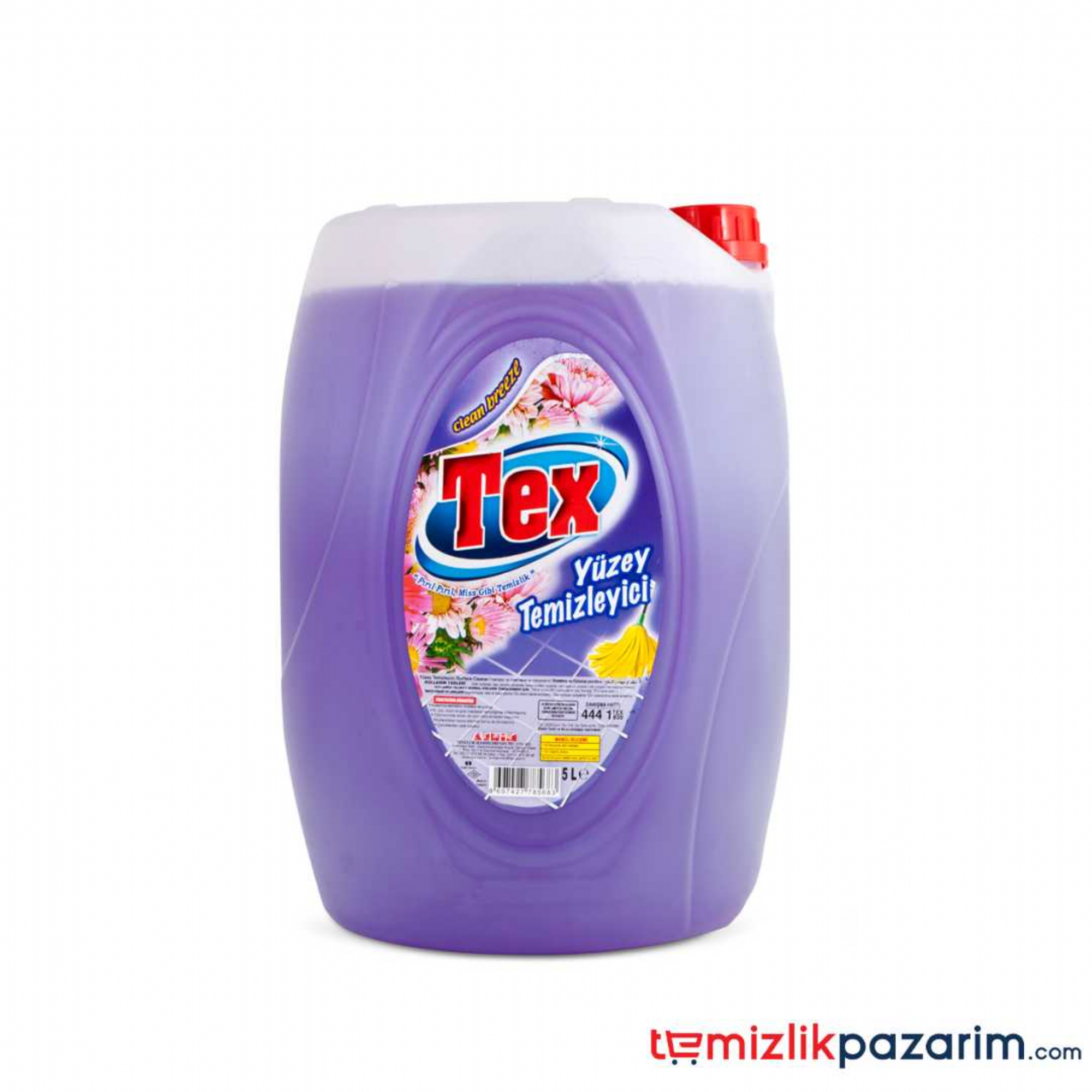 Tex Yüzey Temizleyici Lavanta 5 Litre - temizlikpazarim.com Tex Yüzey Temizleyici Lavanta 5 Litre - temizlikpazarim.com